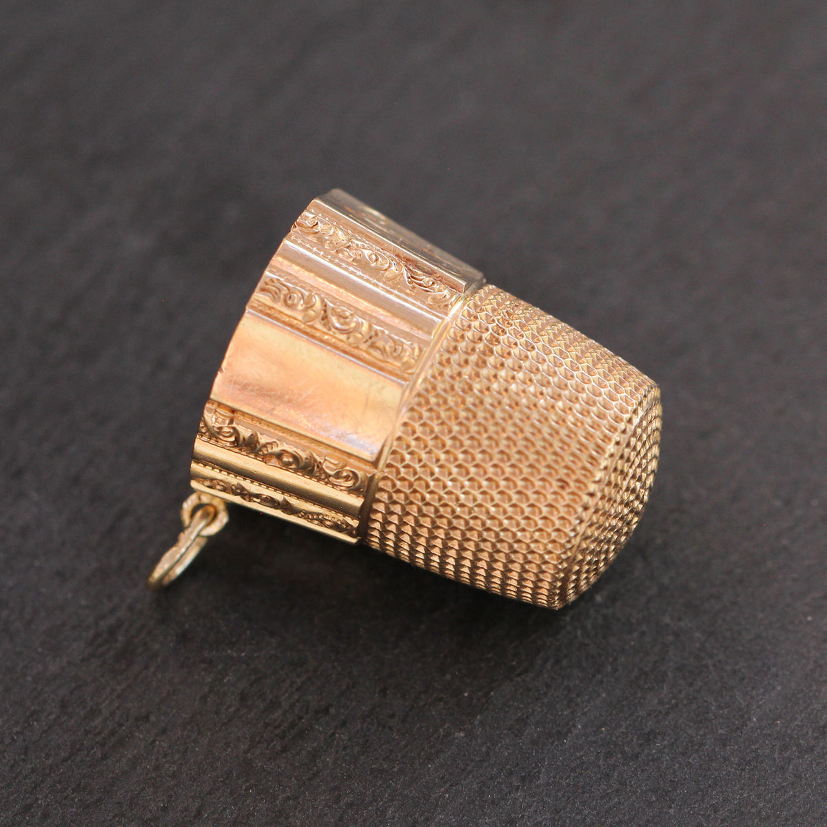 Antique 10k Gold Thimble Pendant– Nova Lita Vintage